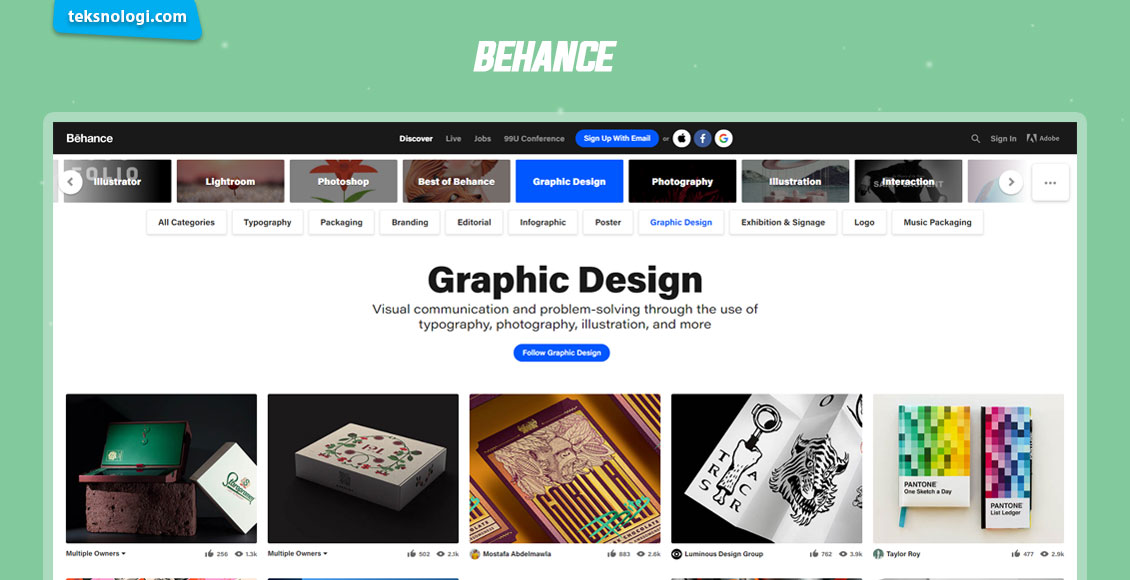 Referensi dan Inspirasi Desain Grafis Tersedia Melimpah di Website Ini ...