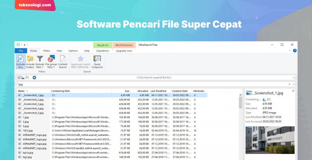 Software Search Terbaik Bisa Mencari File Super Cepat di Windows ...