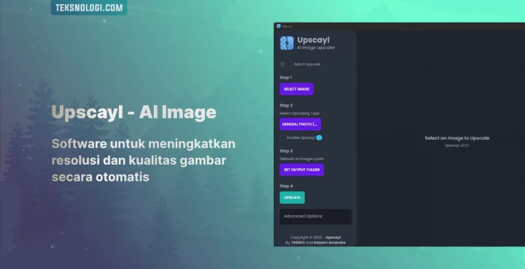 Meningkatkan Kualitas Gambar Foto Otomatis dengan Software AI Upscayl ...